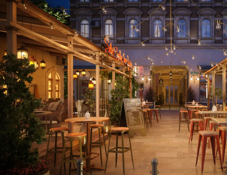 All About Outdoor Cafe Lights | Types, Maintenance & Installation Plano ...